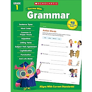 Scholastic Success with Grammar Grade 1 Workbook