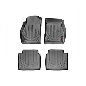 WeatherTech Custom Fit FloorLiners for Buick Lacrosse - 1st & 2nd Row (445901-441442), Black