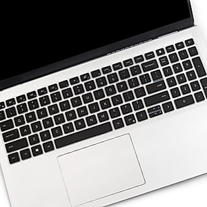 Keyboard Cover for 2024 2023 15.6" Dell Inspiron 15 3510 3511 3515 3525 3530 3535 5510 5515 5518 7510, Inspiron 16 7610, Vostro 15 3510 5510 5515, Latitude 3520, 2022 Inspiron 15(Not Fit Dell G5 G15)