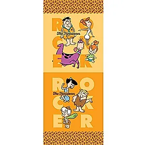The Flintstones Rocker 36" Panel Orange, Fabric