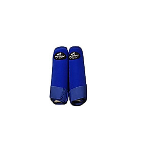 TGW RIDING Equine Sports Medicine Ventech Elite Front Leg Boot, Pair (Royal Blue, M)