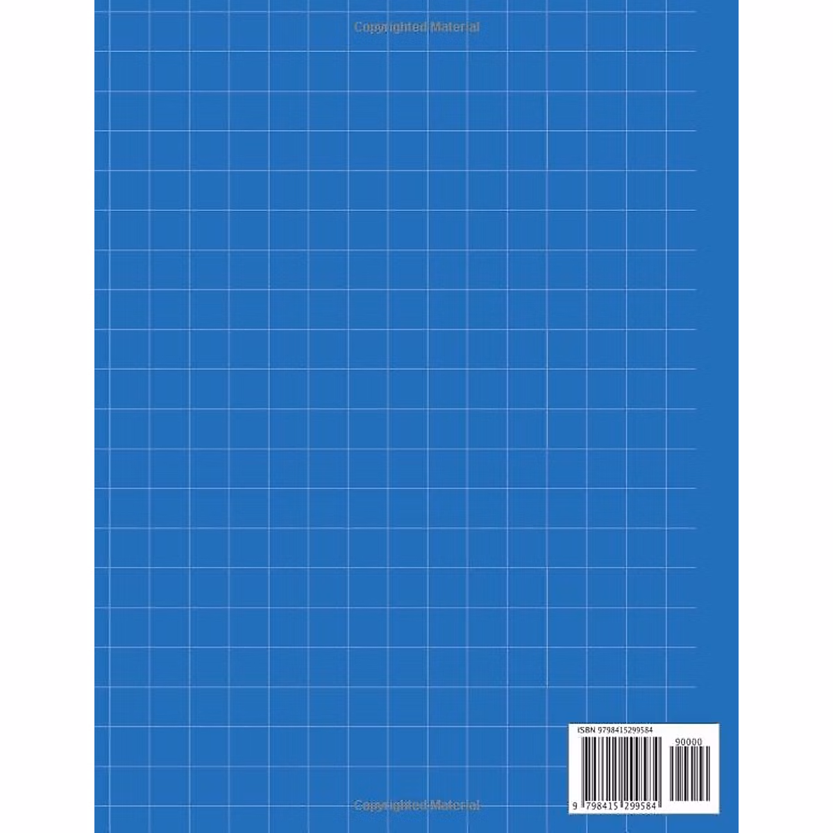 Math Notebook 1/2 Inch Squares: Grid Paper Composition Notebook with Large 1/2 Inch Squares, Perfect for Math.