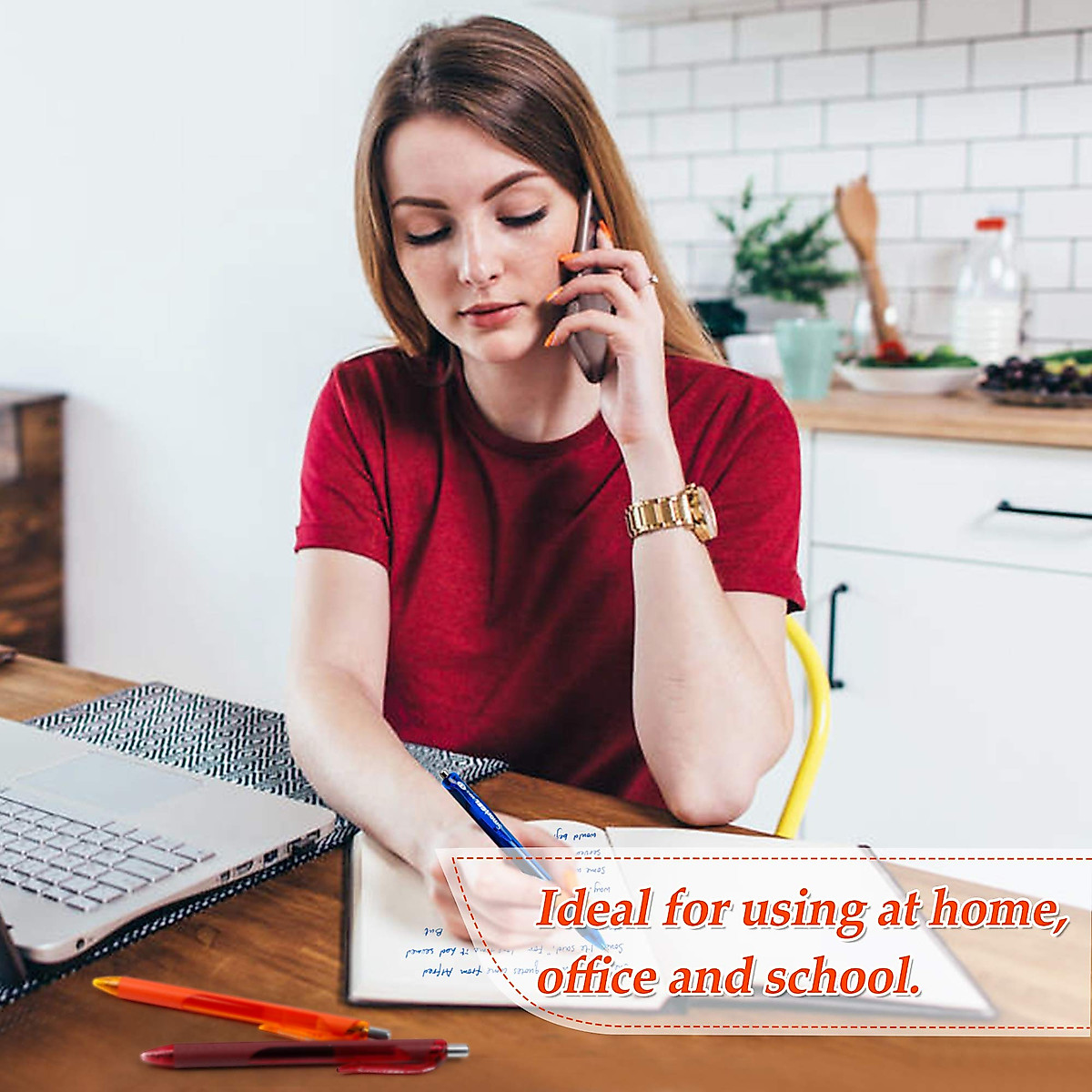 Smart Color Art 40 Pack Set, 20 Colored Gel Pens With 20 Matched Refills, Medium Point Retractable Gel Ink Pens With Comfortable Grip, Great for Journal Notebook Planner in School Office