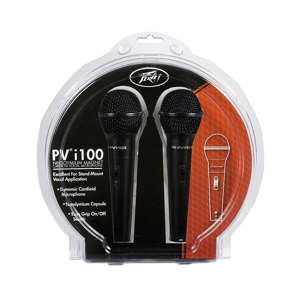 Peavey Pvi 100 - 2-Pack Dynamic Cardiod Microphones