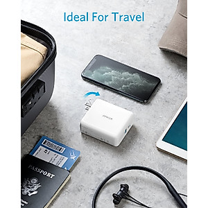 Anker PowerCore Fusion III PIQ 3.0, 18W USB-C Portable Charger 2-in-1 with Power Delivery Wall Charger for iPhone12，12Mini, 11, iPad, Samsung, Pixel and More