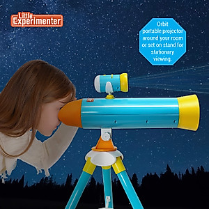 Telescope for Kids, Children's Telescopes & Projector, 24 Space Images & Educational Insights Book Included, Great STEM Activity Science Toys, Learning Gifts for Boys & Girls Ages 3 4 5 6-12 Year Old