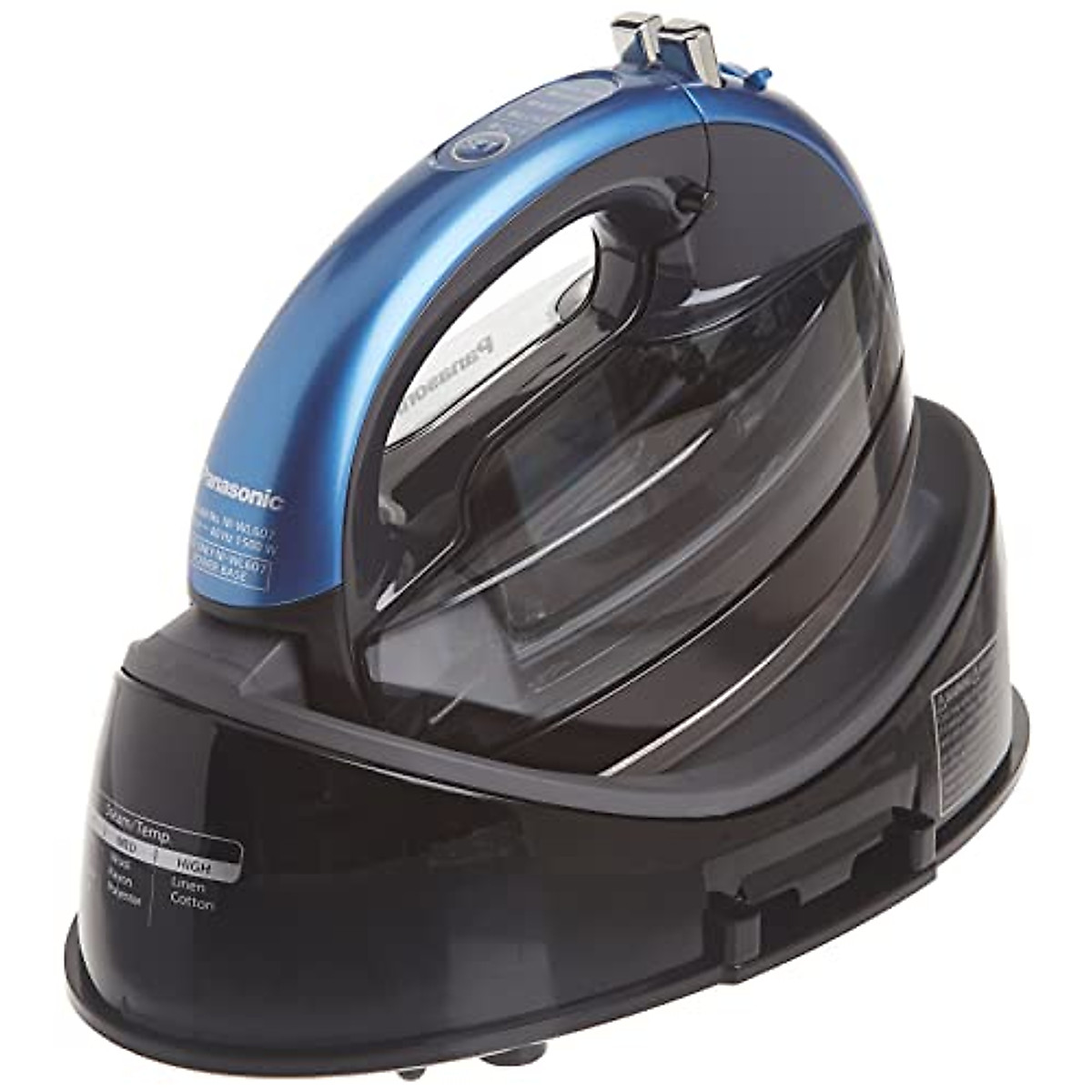 Panasonic 360º Freestyle Advanced Ceramic Cordless Iron NI-WL607 Blue