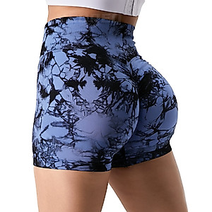 YEOREO Professional Women Workout Shorts 3.6" Scrunch Shorts Seamless High Waisted Contour Gym Yoga Biker Shorts