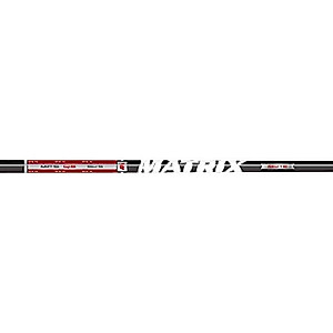 Matrix OZIK Q5 Red Tie 50 Regular Flex Driver Shaft + Adapter & Grip (Ping G25, Anser)