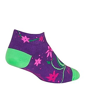 SockGuy Women's 1in Grow Cycling/Running Socks (Grow - S/M)