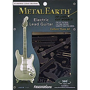 Metal Earth Fascinations Electric Lead Guitar 3D Metal Model Kit