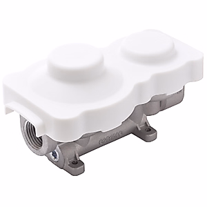 Flame King 160,000 BTU Vertical Mounted 2-Stage Propane LP Regulator for RVs, Vans, Trailers, Campers, 100LB Tanks, ASME Tanks, Generators