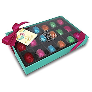 Godiva Chocolatier Foil Wrapped Eggs, 18 Pieces