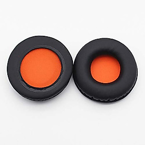 1 Pair Replacement Earpads for Skullcandy Hesh 1.0 for HESH 2.0 Headphones Ear Pads Covers (Black and Orange)