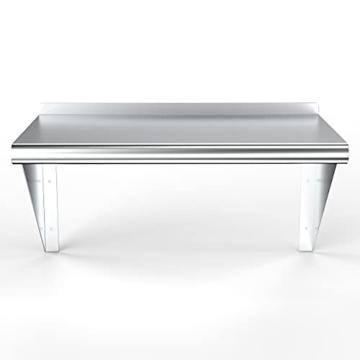 AmGood 14" X 24" Stainless Steel Wall Shelf | Metal Shelving | Garage, Laundry, Storage, Utility Room | Restaurant, Kitchen | Food Prep | NSF Certified