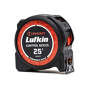 Lufkin 1-3/16 x 25' Command Control Series Yellow Clad Engineers Tape Measure - L1025CD-02