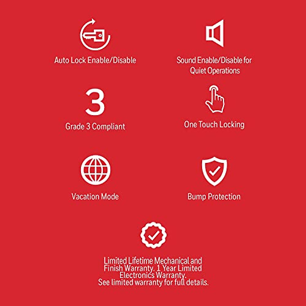 Honeywell Safes & Door Locks - Keyless Entry Lever Door Lock Handle with Electronic Keypad - Easy to Install for Front Door Lock with Code - 50 User Pin Codes - Satin Nickel, 6.5 x 8.8 x 9 in, 8734301