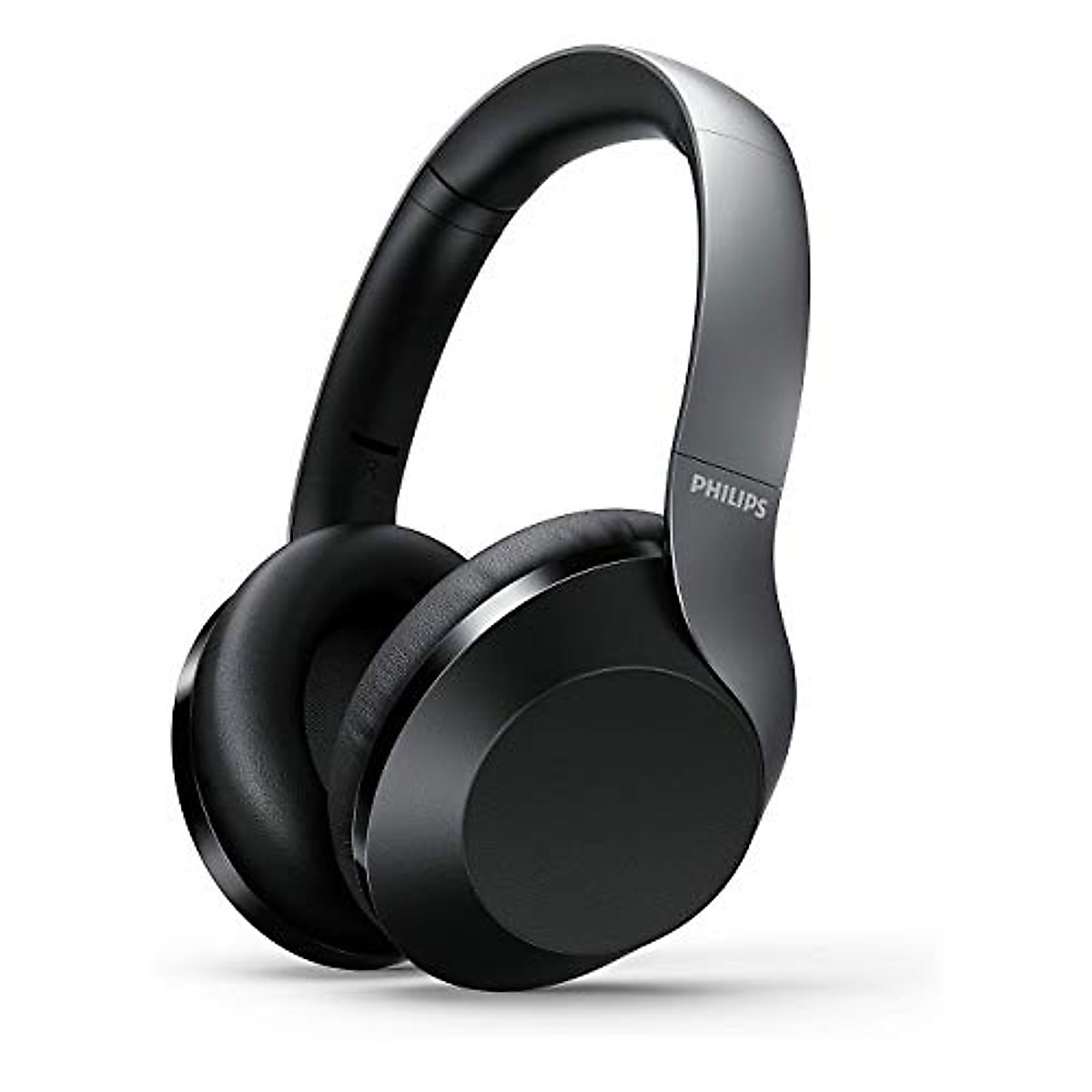 Philips PH805 Active Noise Canceling (ANC) Over Ear Wireless Bluetooth Performance Headphones w/Hi-Res Audio, Comfort Fit and 30 Hours of Playtime (TAPH805BK) (Renewed)