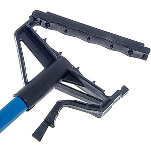 SPARTA 4166414 Spectrum Fiberglass Mop Handle with Quik-Release for Cleaning, Commercial, Residential, 60 Inches, Blue (Pack of 5)