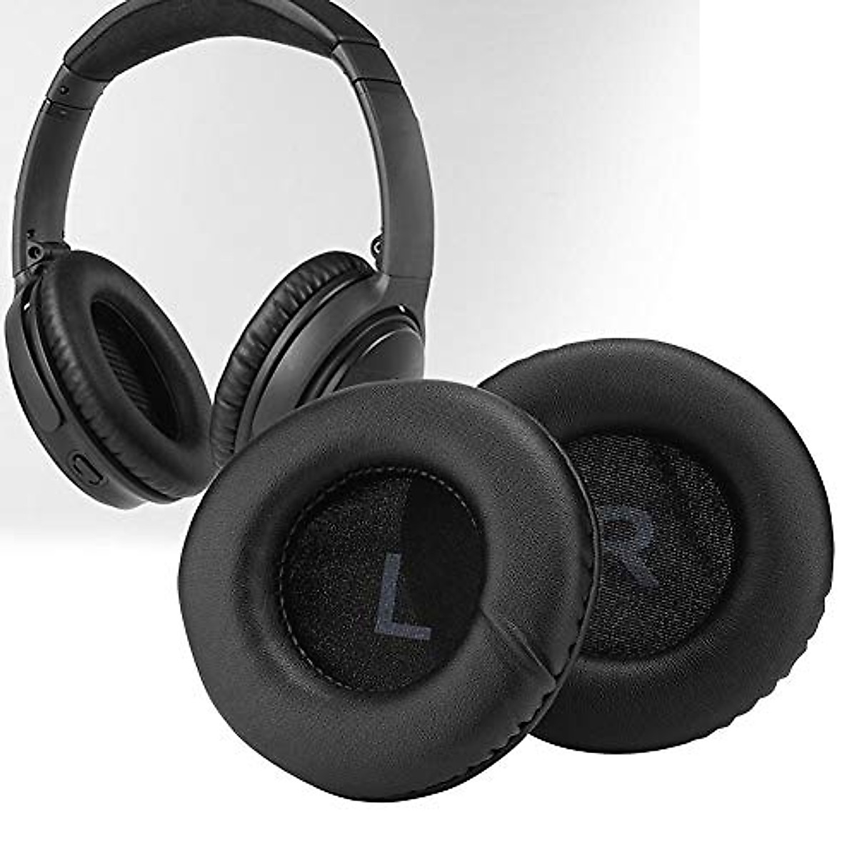 2PCS 90mm Universal Replacement Foam Headphone Ear Pads Cushion Headset Cover Case