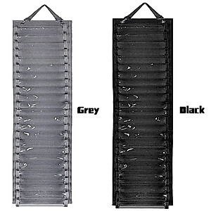 Xiaokeis Vinyl Storage Rack,48 Holes Vinyl Roll Holder Wall Mount Vinyl Rolls Storage Organizer for Vinyl Sheets, Heat Transfer Paper, Wrapping Paper,Design Drawings(Grey)