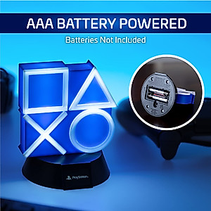 Paladone PlayStation 5 Icon Light Gaming Home Décor Merchandise Blue, PP7929PS
