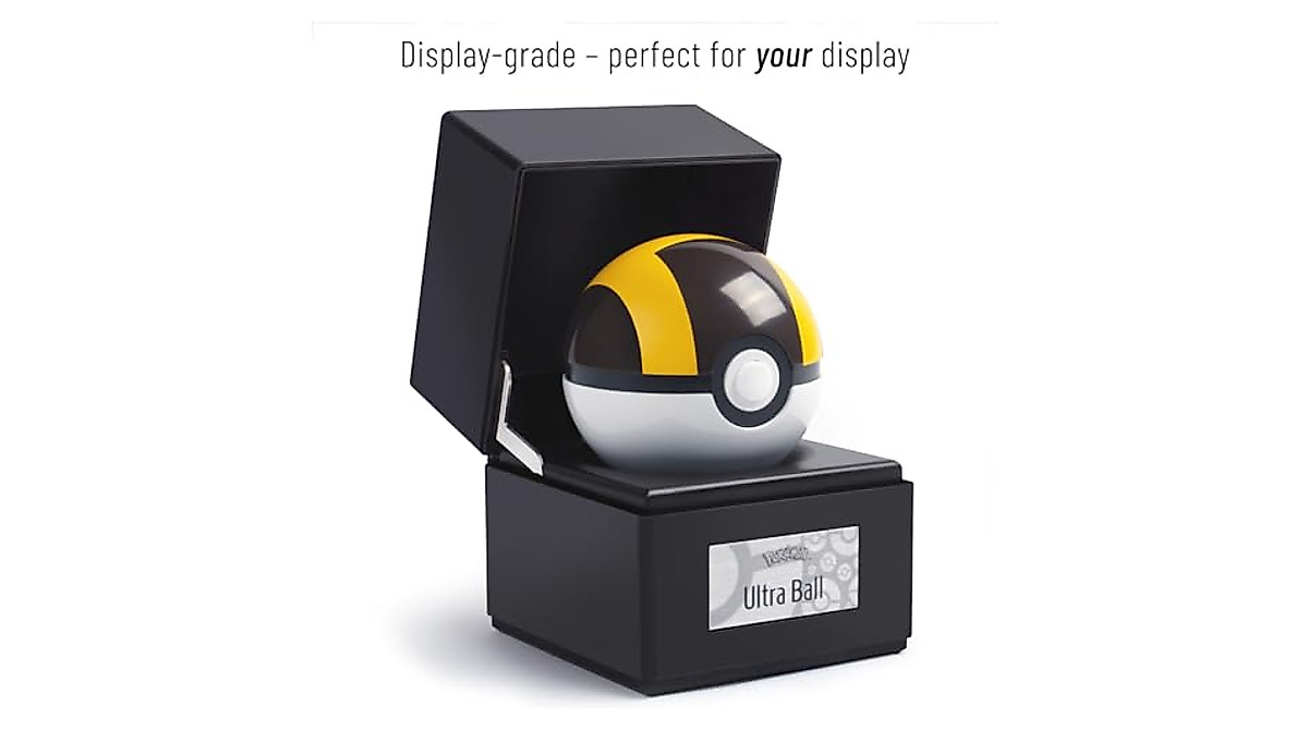 Pokémon Ultra Ball Replica - Electronic Collectible with Display Case