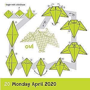 Origami Page-A-Day Calendar 2020