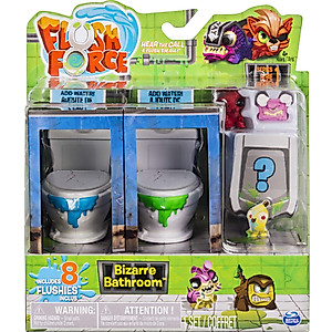 Flush Force - Series 1 - Bizarre Bathroom Collectible 8-Pack Figures (Color/Styles May Vary)