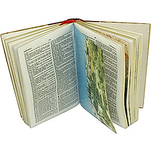 Holy Land Market Jerusalem Bible, Olive Wood Cover Carved with The Last Supper/Crucifixion (English, 1094 Pages)