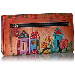Anna by Anuschka womens 1860 Wallet, Village of Dreams, 4 x 7.5 US