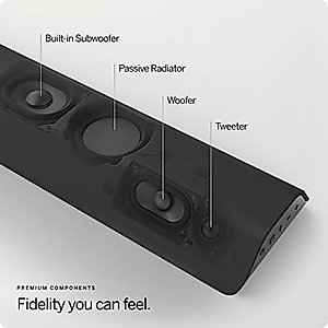 VIZIO M-Series All-in-One 2.1 Immersive Sound Bar with 6 High-Performance Speakers, Dolby Atmos, DTS:X, Built in Subwoofers and Alexa Compatibility, M213ad-K8, 2023 Model