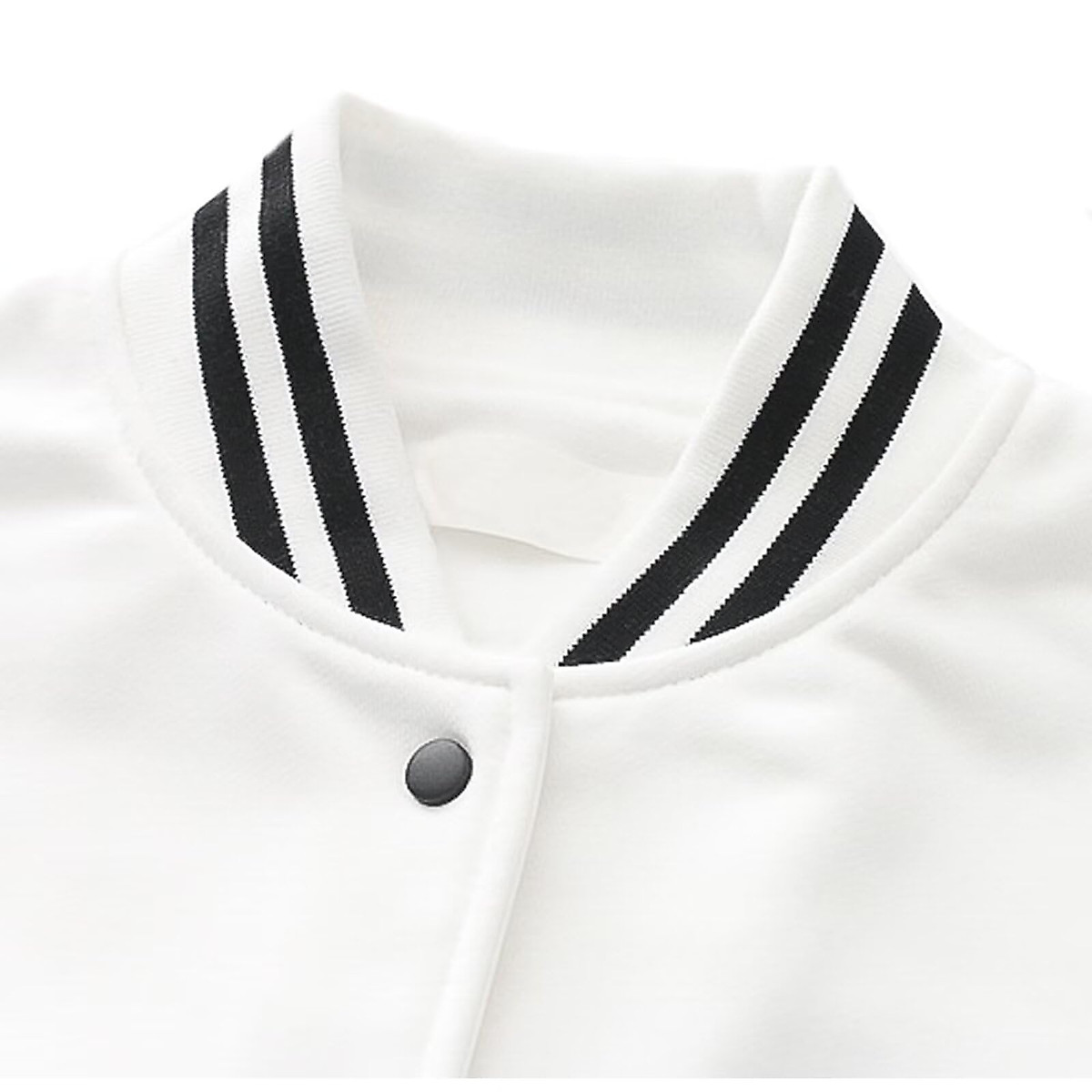 Cute Cat Baseball Jacket Hoodie Long Sleeve Casual Sweatshirt Oversized Kawaii Print Pullover Aesthetic Coat for Girl Black