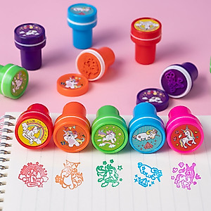 KULUJIA 132 Pcs Unicorn Party Favors Birthday Supplies Girls Bags Goodie Bag Stuffers Filler Party Supplies