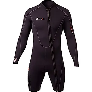 Henderson Man 5mm Thermoprene Long Sleeve Shorty / Jacket (Front Zip) Scuba Diving Wetsuit-Large