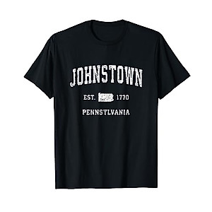 Johnstown Pennsylvania PA Vintage Athletic Sports Design T-Shirt