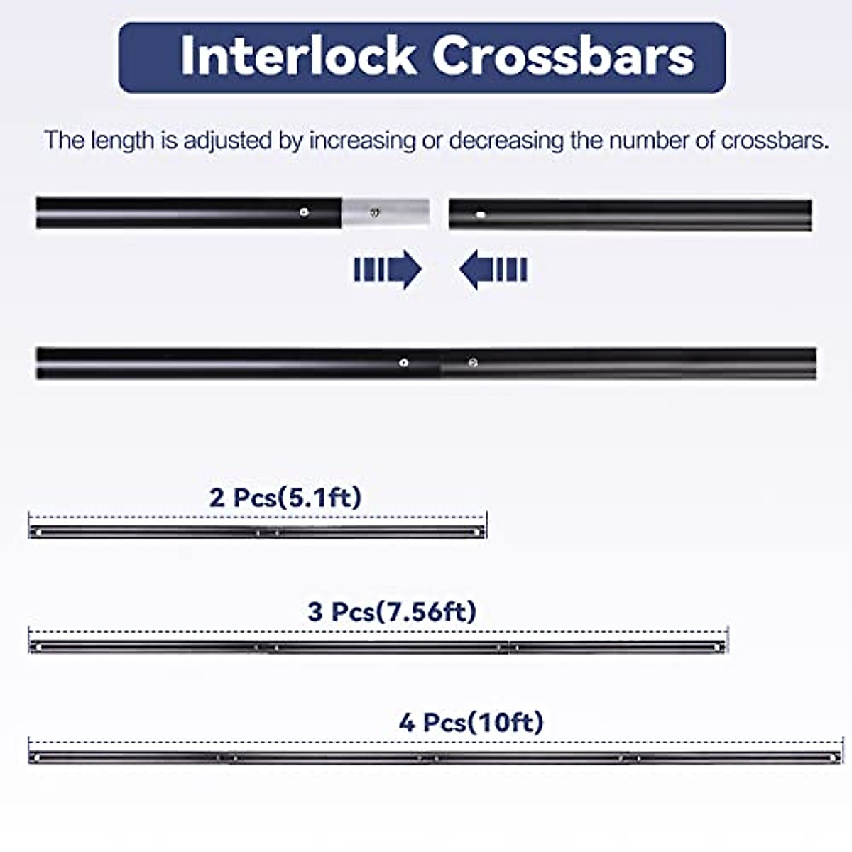 Heavy Duty Backdrop Stand, IFKDNR Photo Backdrop Stand, 6.5ftx10ft Adjustable Background Stand for Birthday Parties, Photo Studio, Graduation Party, Wedding