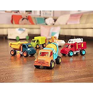 Battat – Yellow Dump Truck – Classic Toddler Trucks – Kids Construction Toys – Soft Rubber Wheels – 18 Months + – Dump Truck