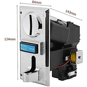 Multi Acceptor for Vending Machines - Arcade Game Selector Mechanism - Slot Acceptance Device for Arcade - Ideal Acceptor Mechanism for Arcades