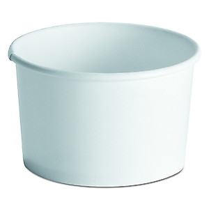 Chinet 71037 8/10-Ounce White Paper Food Container 50-Pack (Case of 20)