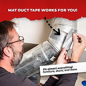 MAT Duct Tape Tan (Beige) Industrial Grade, 2 inch x 60 yds. Waterproof, UV Resistant for Crafts, Home Improvement, Repairs, & Projects