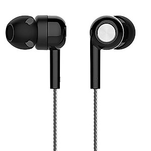 Middox Excellent Series 358 Earbuds with Microphone and Remote, Sound for iOS, Android, Note 4 5, Galaxy s5 Earbuds, Headphones and Free Eva Carry case (Black)