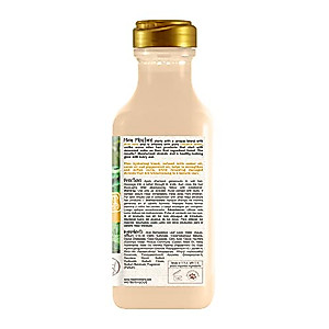 Maui Moisture Shine + Awapuhi Moisturizing Vegan Shampoo with Coconut Oils for Shiny Hair, Silicone-Free & Sulfate-Free Surfactant Aloe Shampoo to Detangle & Hydrate Dull Hair, 13 fl. Oz