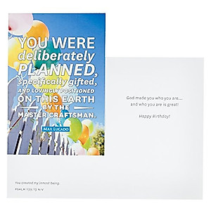 Birthday Inspirational Boxed Cards - Max Lucado - God Made You