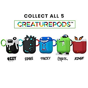 Case-Mate - Case for Airpods 1-2 - Creature PODS - Silicone - Compatible with Apple AirPods Series 1 and 2 - Spike