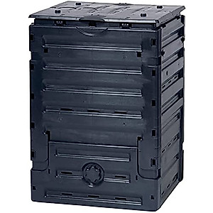 Exaco 628000-NP Eco Master 80 Gallon Compost Bin, Black