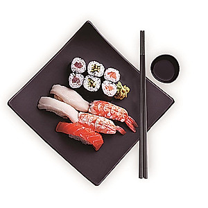 Metal Chopsticks Reusable Titanium Plated Stainless Steel Chopsticks Japanese Korean Chopsticks for Food & Cooking 9.5Inch Non-Slip for Beginners Square Laser Chopsticks 5 pairs Gift Set