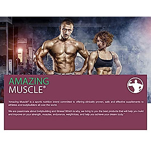 Amazing Muscle 100% Whey Protein Powder *Advanced Formula with Whey Protein Isolate as a Primary Ingredient Along with Ultra Filtered Whey Protein Concentrate (Vanilla, 5 lb)