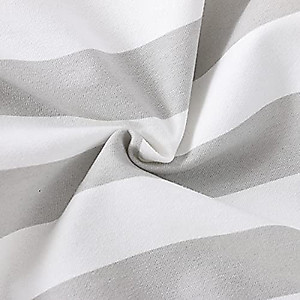 VISGOGO Baby Boy Girls Christmas Outfits Long Sleeve Print Pullover Tops Pants Set Xmas Kid Clothes Sets (Gray, 18-24 Months)