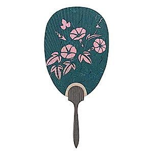 Miyako Uchiwa Cedar Pattern Full Carved Long Round Carved Morning Glory 261